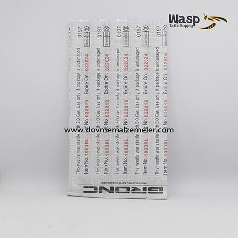 Bronc 1205RL Standart Dövme İğnesi paslanmaz çelik çizgi ve dolum ...